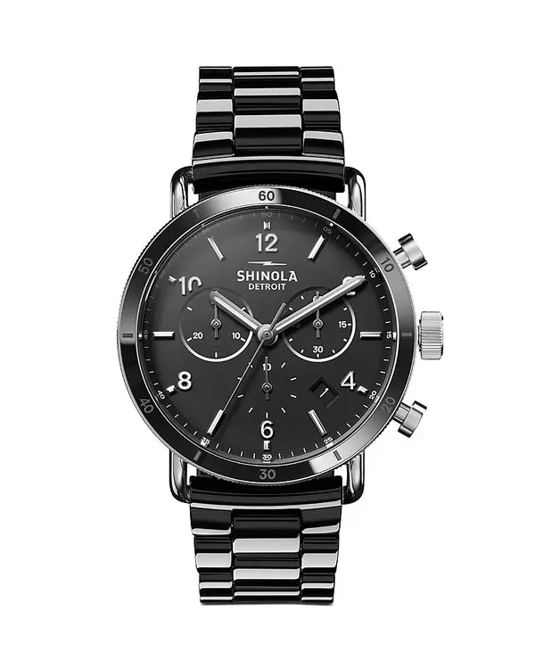 Shinola Canfield Sport Watch - Black/black