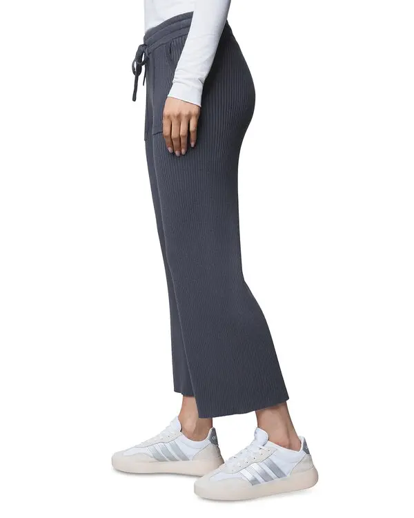 Splendid Georgie Ribbed Drawstring Pants - Ice Navy