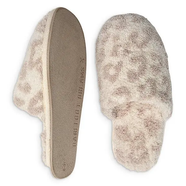 Barefoot Dreams Cozychic Barefoot In The Wild Slippers - Cream/stone