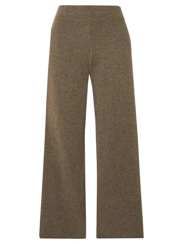 Le Kasha Ottawa Organic Cashmere Straight-leg Pants