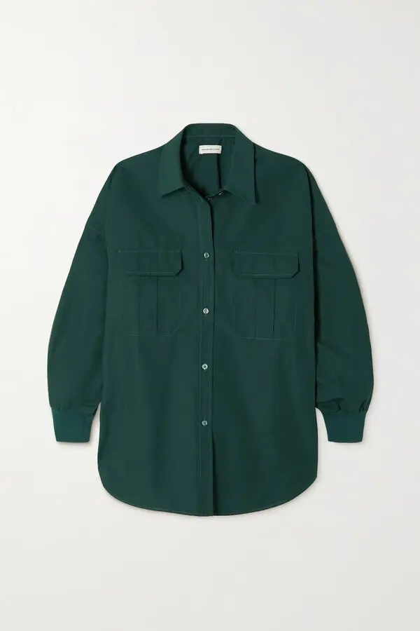 Alexander McQueen Oversized Cotton-poplin Shirt