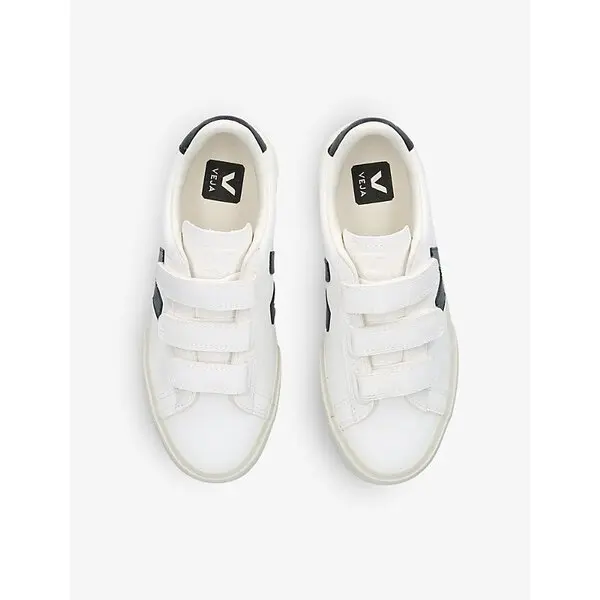 VEJA Recife Logo-embroidered Leather Trainers