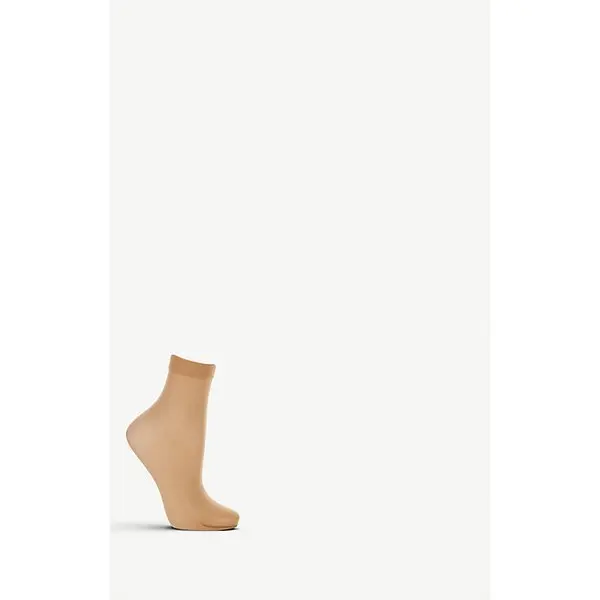 Wolford Individual 10 Ankle Socks - Gobi