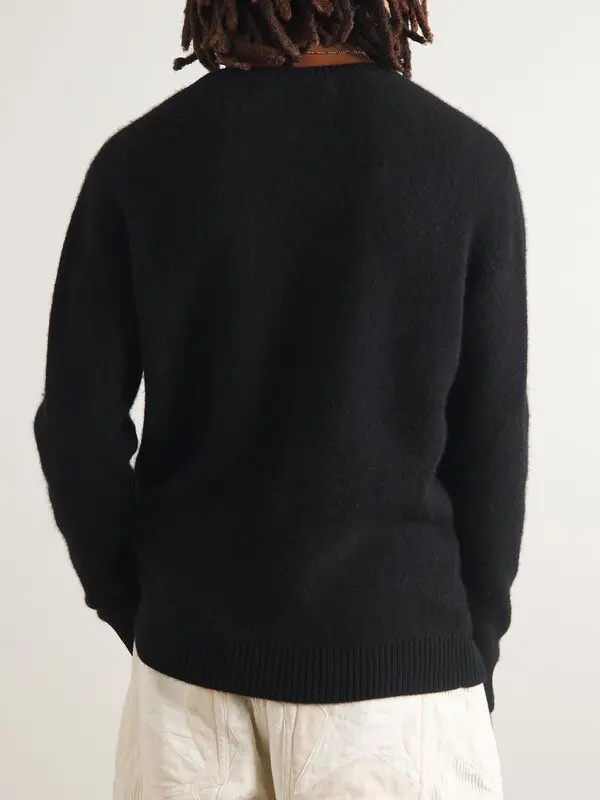 THE ELDER STATESMAN Cashmere Sweater - Black