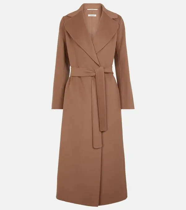 Max Mara Poldo Wool Coat - Brown