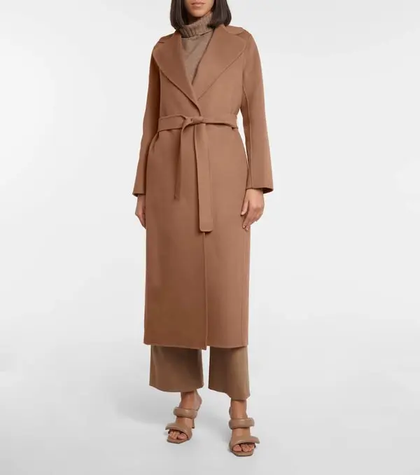 Max Mara Poldo Wool Coat - Brown