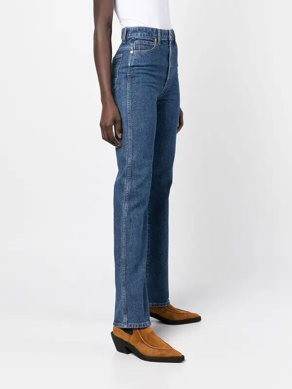 Khaite The Danielle High-rise Jeans - Blue