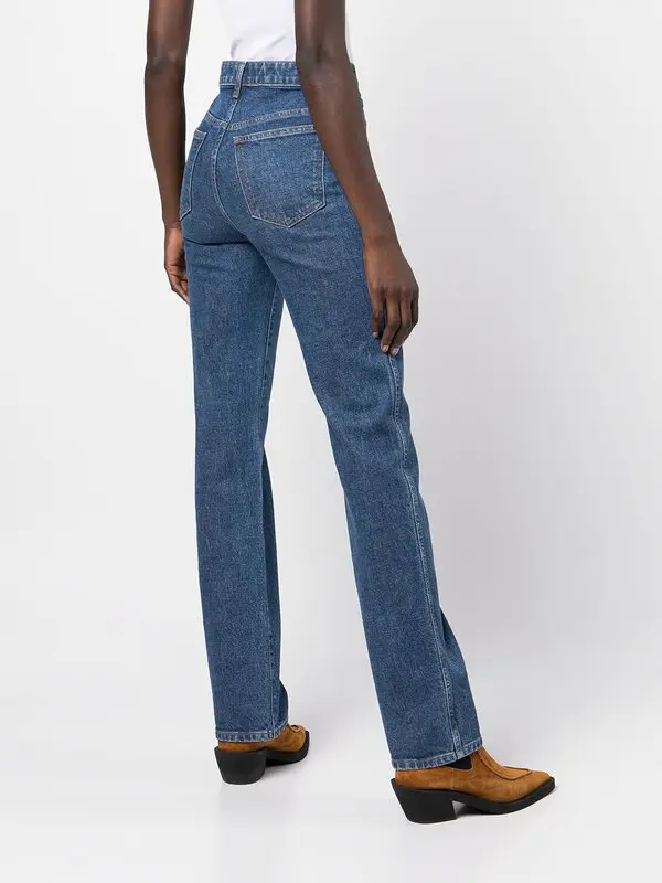 Khaite The Danielle High-rise Jeans - Blue