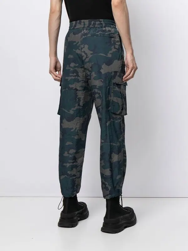 PORTS V Camouflage-print Cargo Trousers