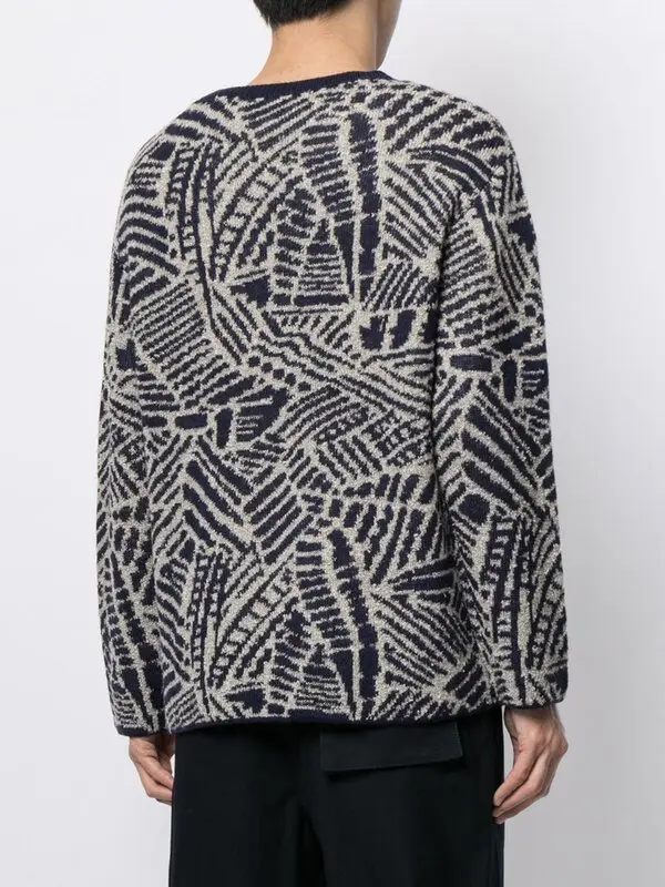 PORTS V Abstract-pattern Sweater