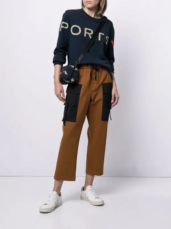 PORTS V Logo-print Cotton Sweatshirt