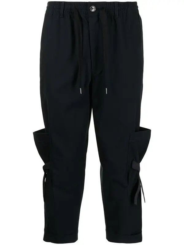 PORTS V Cropped Drawstring Trousers