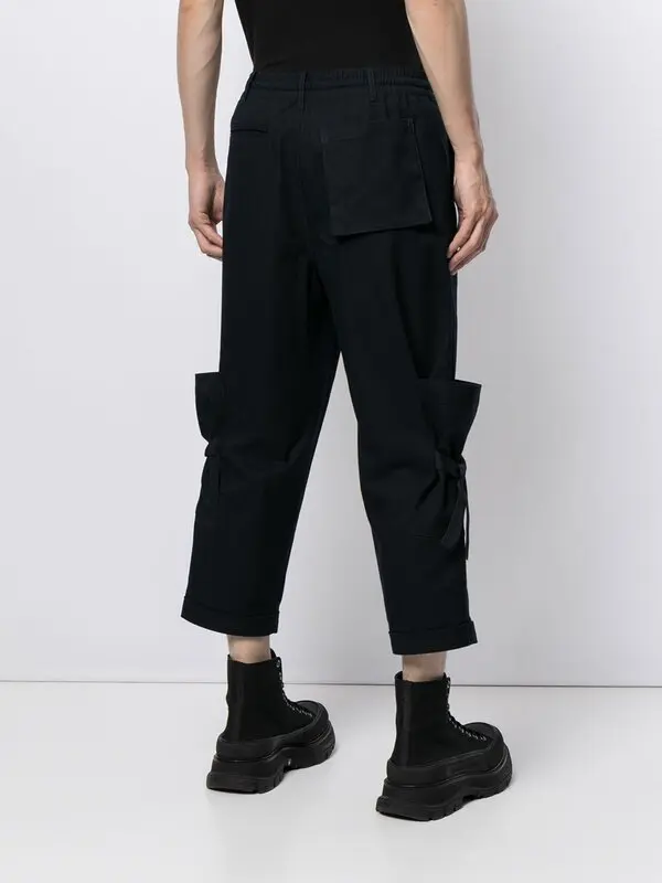PORTS V Cropped Drawstring Trousers