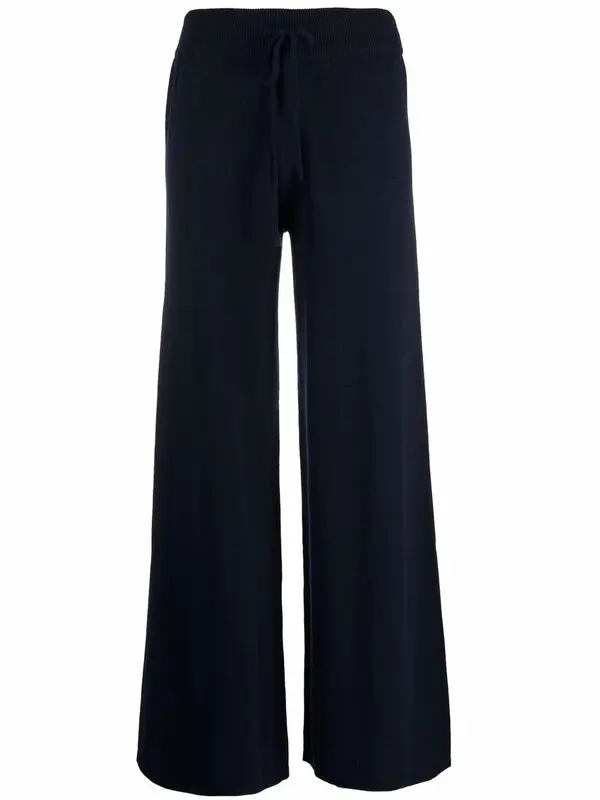 LISA YANG Sofi High-waisted Wide-leg Trousers - Blue