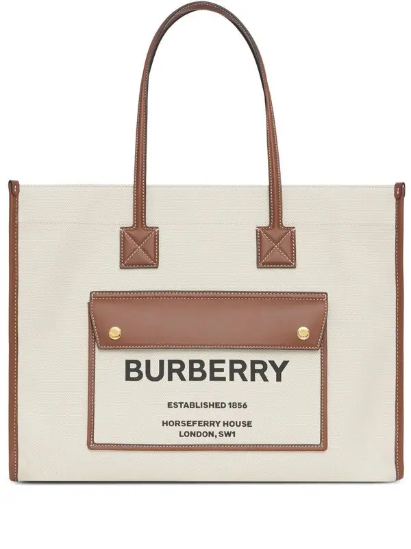 Burberry Freya Tote - Neutrals