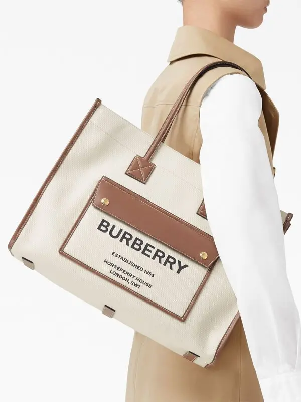 Burberry Freya Tote - Neutrals
