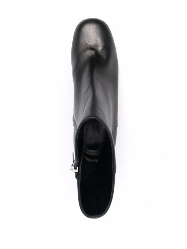 SERGIO ROSSI Block-heel Ankle Boots - Black