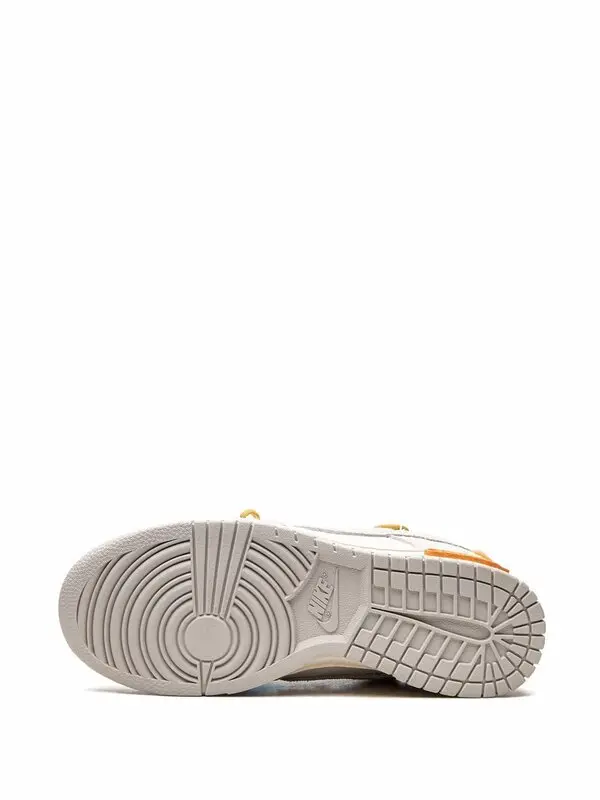 Nike X Off White Dunk Low Lot 34 Sneakers - Neutrals