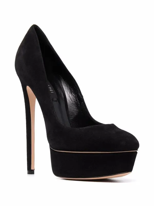 Casadei Flora Suede Pumps
