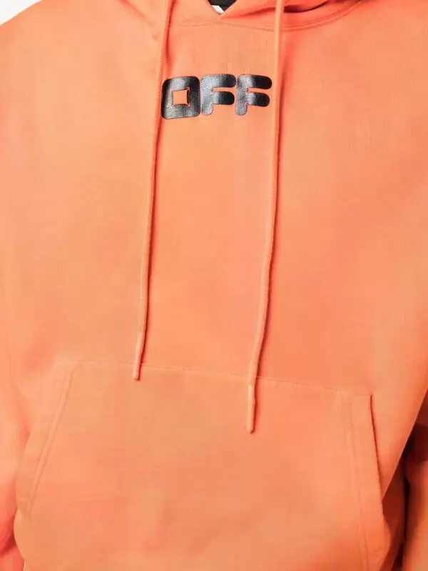 Off-White Logo-print Drawstring Hoodie