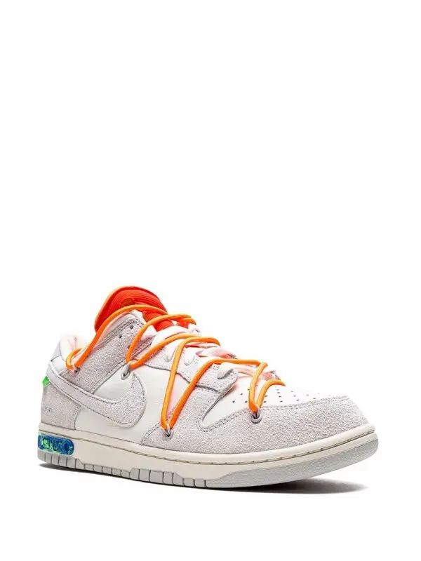 Nike X Off White Dunk Low Lot 31 Sneakers - Neutrals