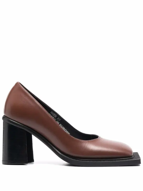 NINAMOUNAH Howl Leather Pumps