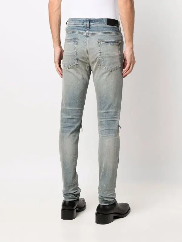 Amiri Ripped-effect Skinny Jeans