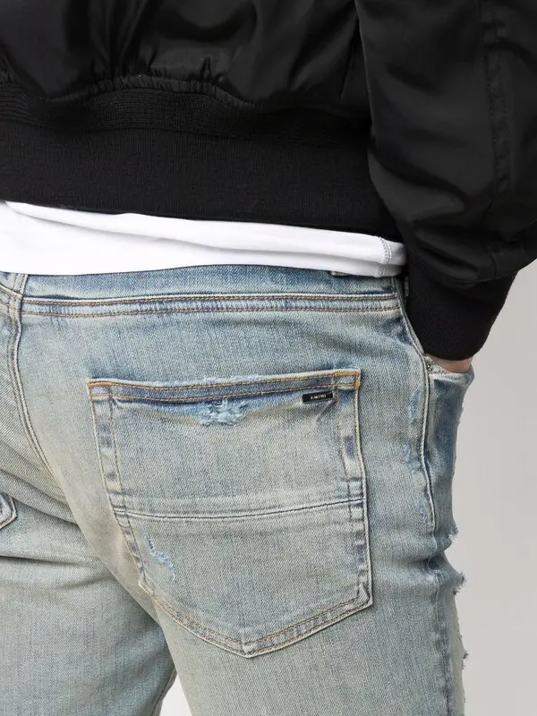Amiri Ripped-effect Skinny Jeans