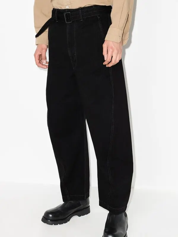 LEMAIRE Belted Loose-fit Trousers