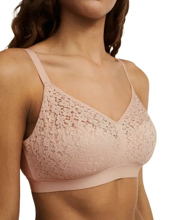 Chantelle Norah Supportive Wirefree Bra - Nude Blush