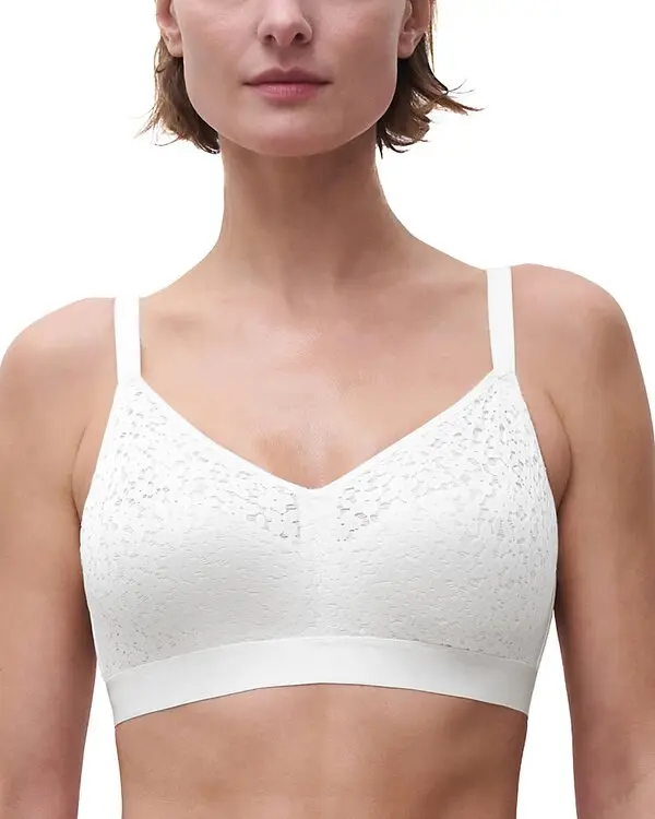 Chantelle Norah Supportive Wirefree Bra - White