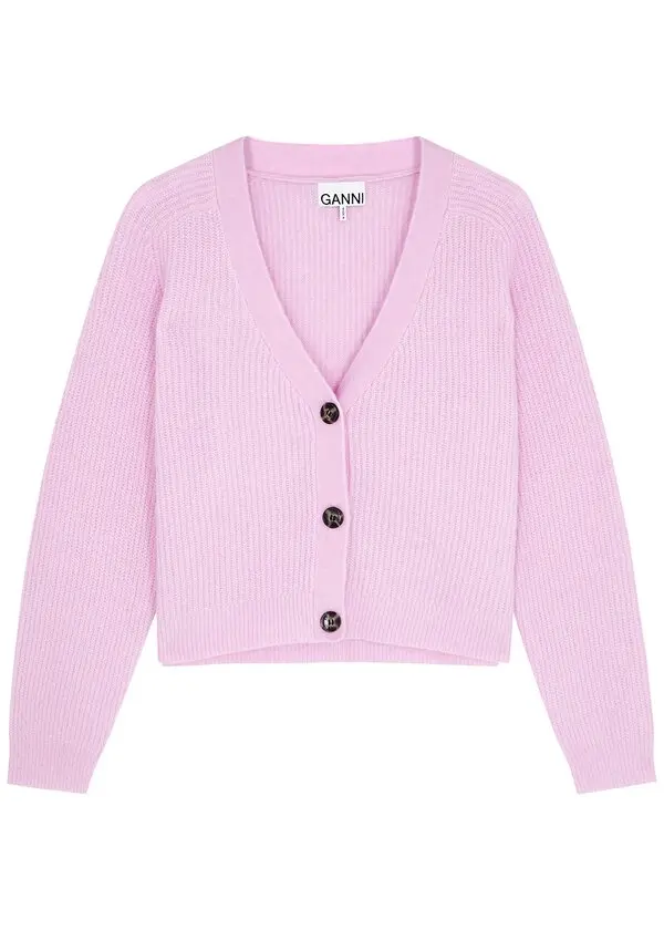 GANNI Knitted Cardigan