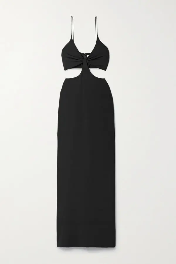 Alice + Olivia Havana Cutout Maxi Dress In Black - 50% Off | Editorialist