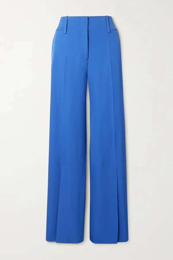 JW Anderson Grain De Poudre Wool Wide-leg Pants