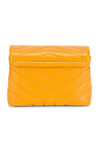 Saint Laurent Toy Loulou Bag In Orange