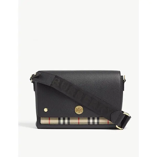 Burberry Hackberry Leather Crossbody Bag