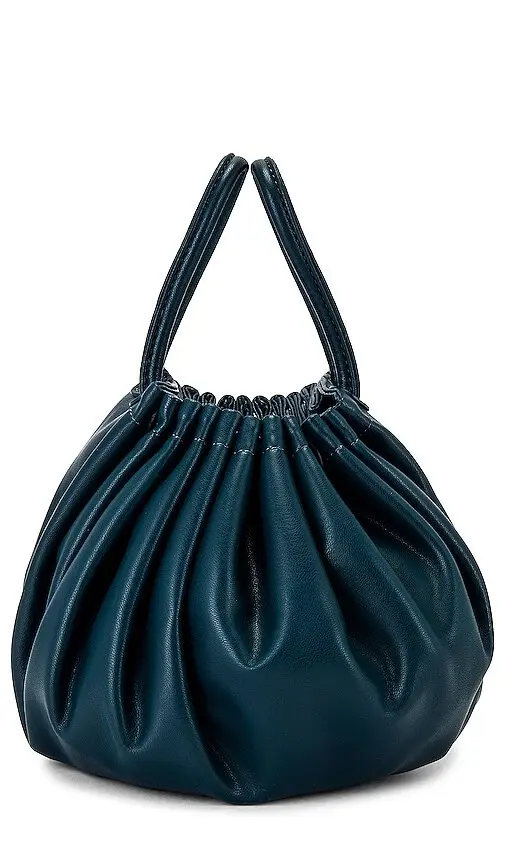 SIMONMILLER Vegan Leather Scrunch Bag In Blue