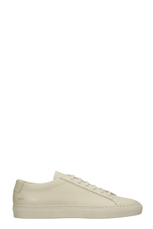 COMMON PROJECTS Achille Saff Sneakers In Leather