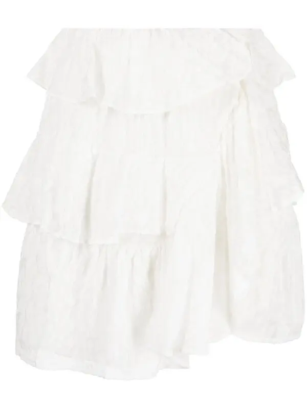 IRO PARIS Tiered Mini Skirt