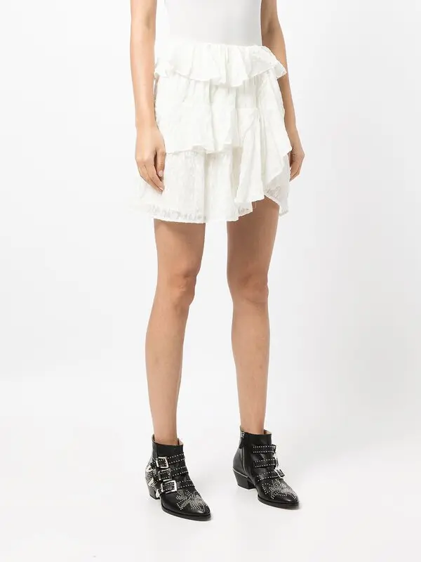 IRO PARIS Tiered Mini Skirt