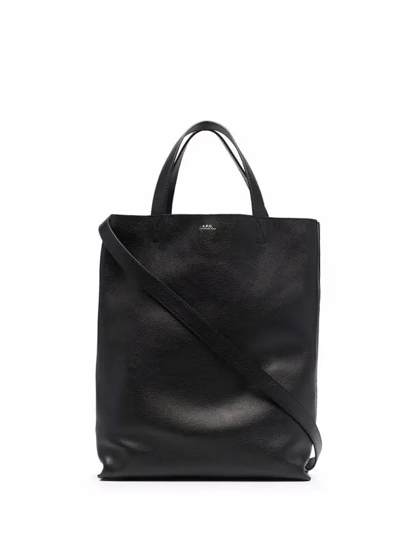 A.P.C. Cabas Maiko Medium Tote - Black | Editorialist