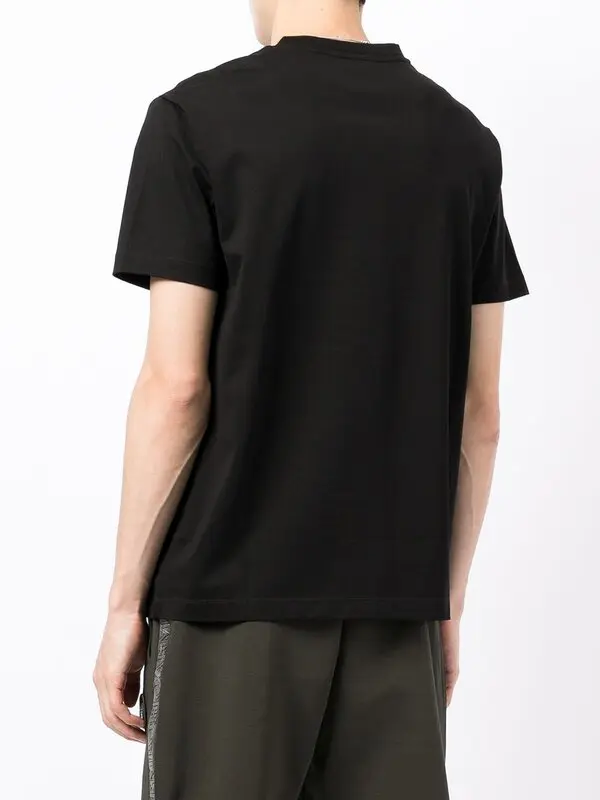 Emporio Armani Round Neck Short-sleeved T-shirt - Black