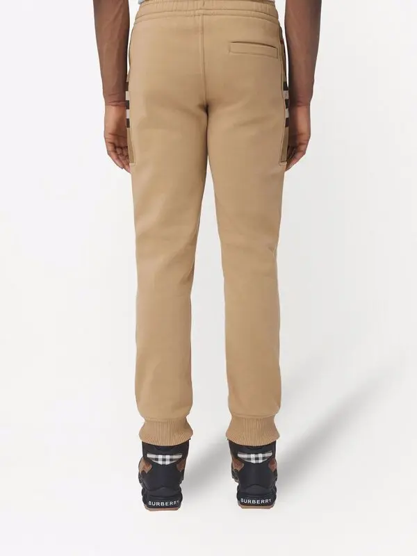 Burberry Check-pattern Track Pants - Neutrals
