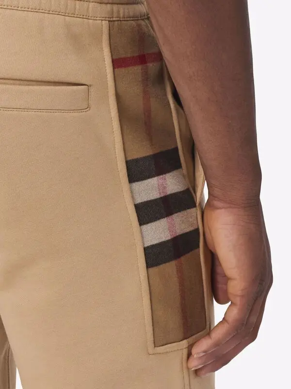 Burberry Check-pattern Track Pants - Neutrals