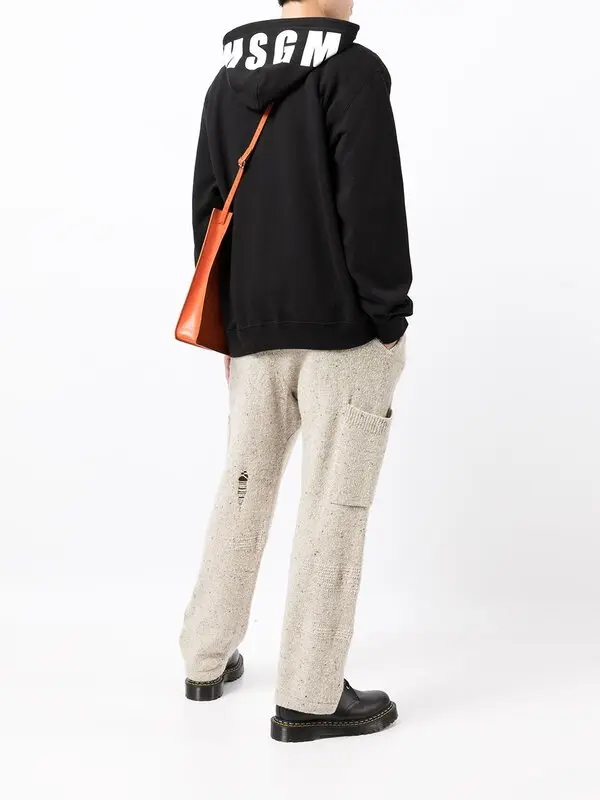 MSGM Logo Print Hoodie