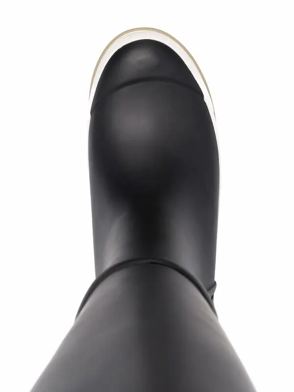Tory Burch Ridged Rubber Sole Boots