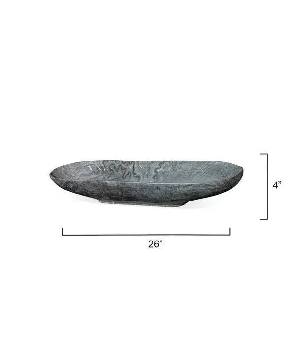 JAMIE YOUNG CO. Long Oval Marble Bowl