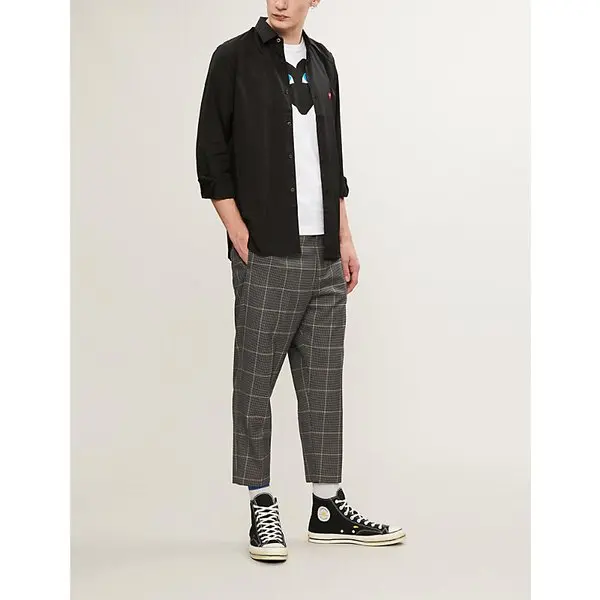 Play Comme Des Garcon Heart-logo Cotton-jersey T-shirt - White