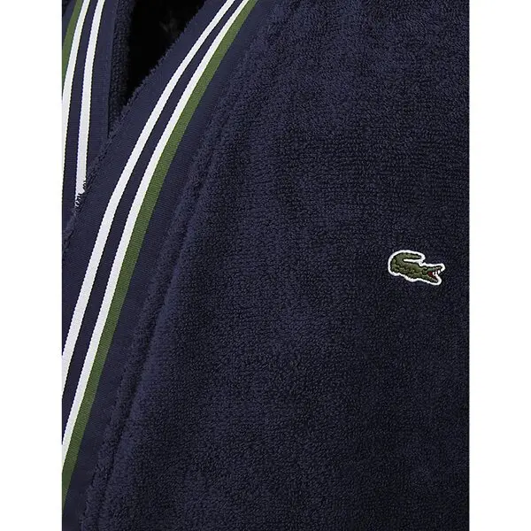 Lacoste Cotton Bath Robe - Marine