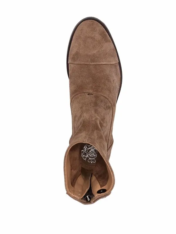ALBERTO FASCIANI Suede Ankle Boots